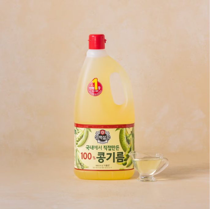 [CJ Beksul] Soy Bean Oil 900ml / 1.8L 백설 대두유 – Koryo Mart (K-Market) Singapore