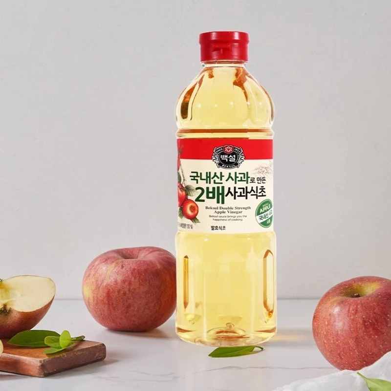 [CJ Beksul] Premium Apple Vinegar 900ml CJ 백설 2배 사과식초 – Koryo Mart (K-Market) Singapore