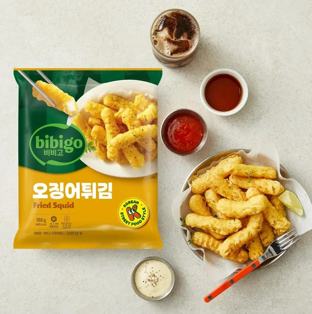 [CJ Bibigo] Premium Appetizer Deep Fried Squid 180g 비비고 오징어튀김 – Koryo Mart (K-Market) Singapore