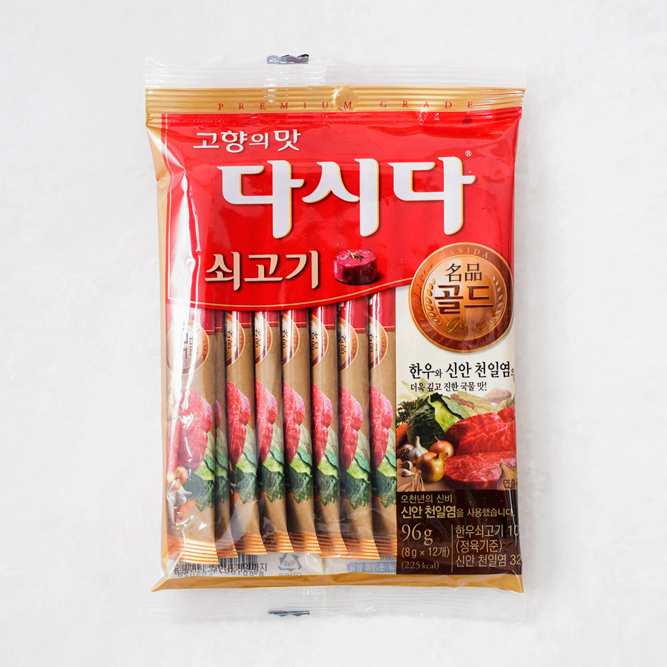 [CJ] Premium Gold Beef Dashida Seasoning 96g CJ 다시다 명품 골드 – Koryo Mart ...