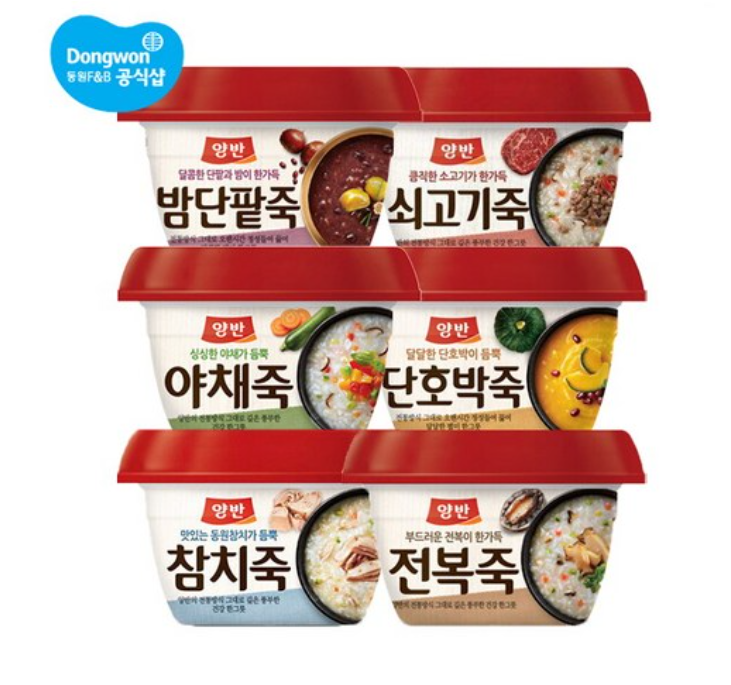 [Dongwon] Instant Yangban Rice Porridge 287.5g 동원 양반죽 – Koryo Mart (K ...