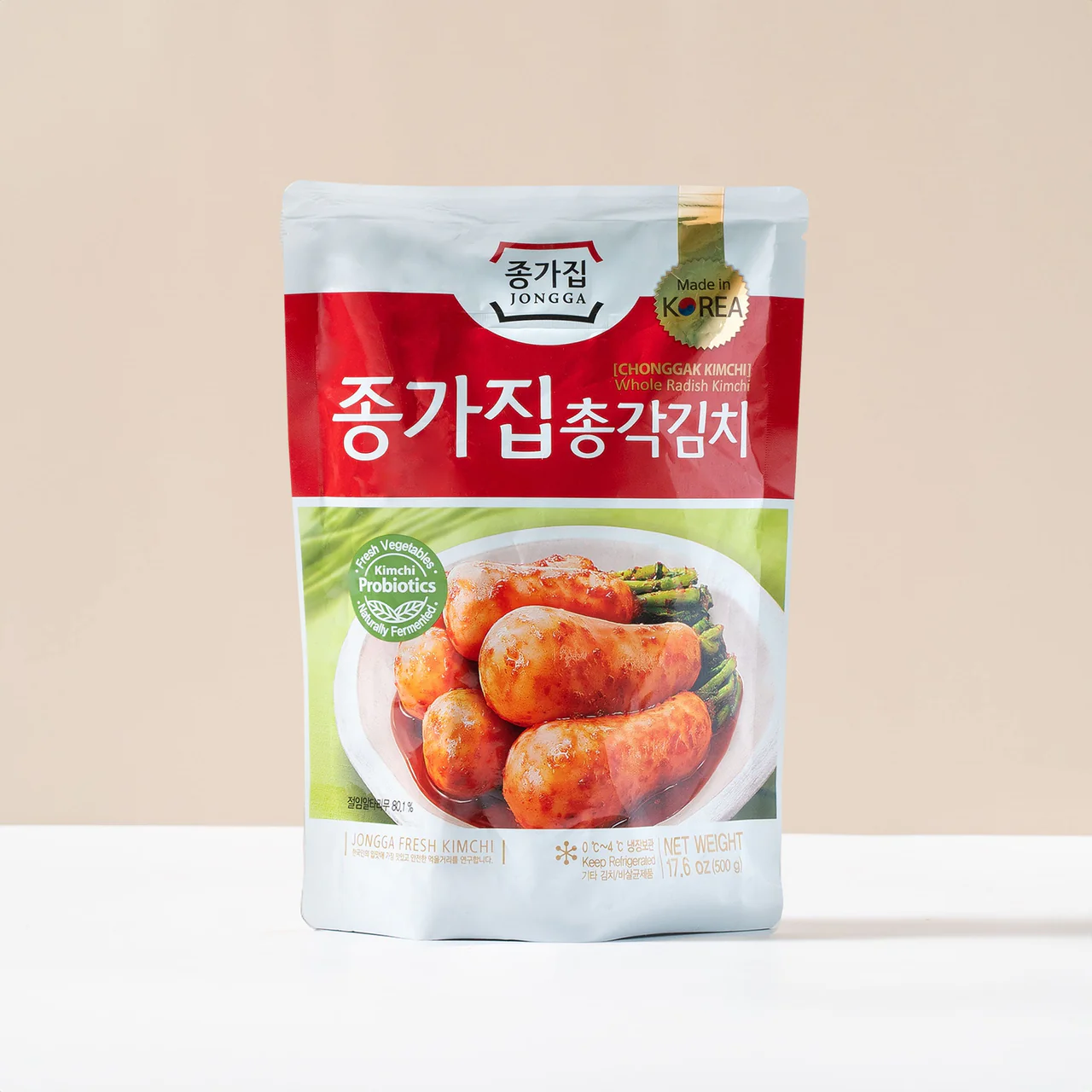 [Jongga] Chonggak Kimchi (Ponytail Radish) 500g/1kg 종가집 총각김치 – Koryo ...