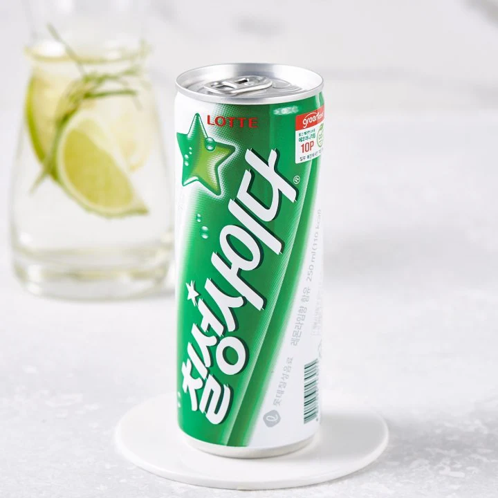 [Lotte] Chilsung Cider Can 250ml 롯데 칠성사이다 캔 – Koryo Mart (K-Market ...