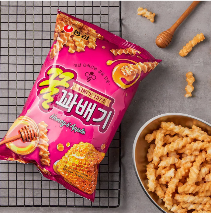 [Nongshim] Honey & Apple Twist Snack 90g 농심 꿀꽈배기 – Koryo Mart (K-Market ...
