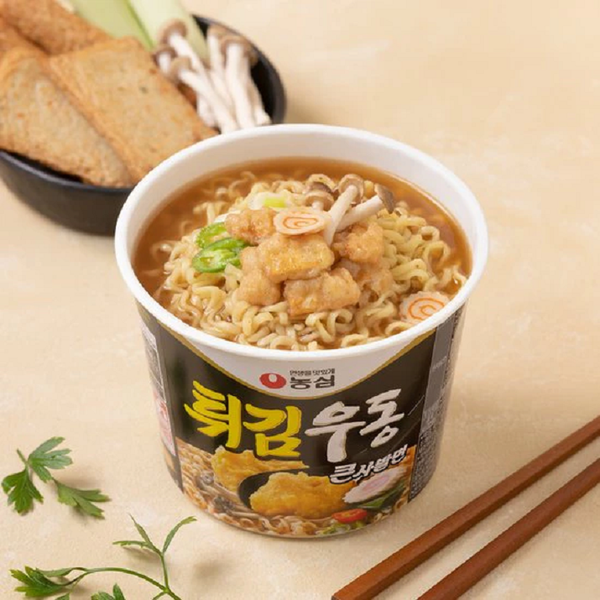 [Nongshim] Tempura Udon Cup 111g 튀김우동큰사발 – Koryo Mart (K-Market) Singapore