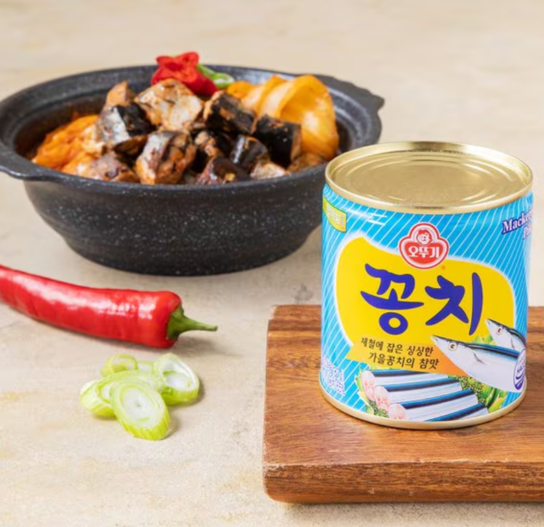 [Ottogi] Canned Mackerel 400g 오뚜기 꽁치 통조림 – Koryo Mart (K-Market) Singapore