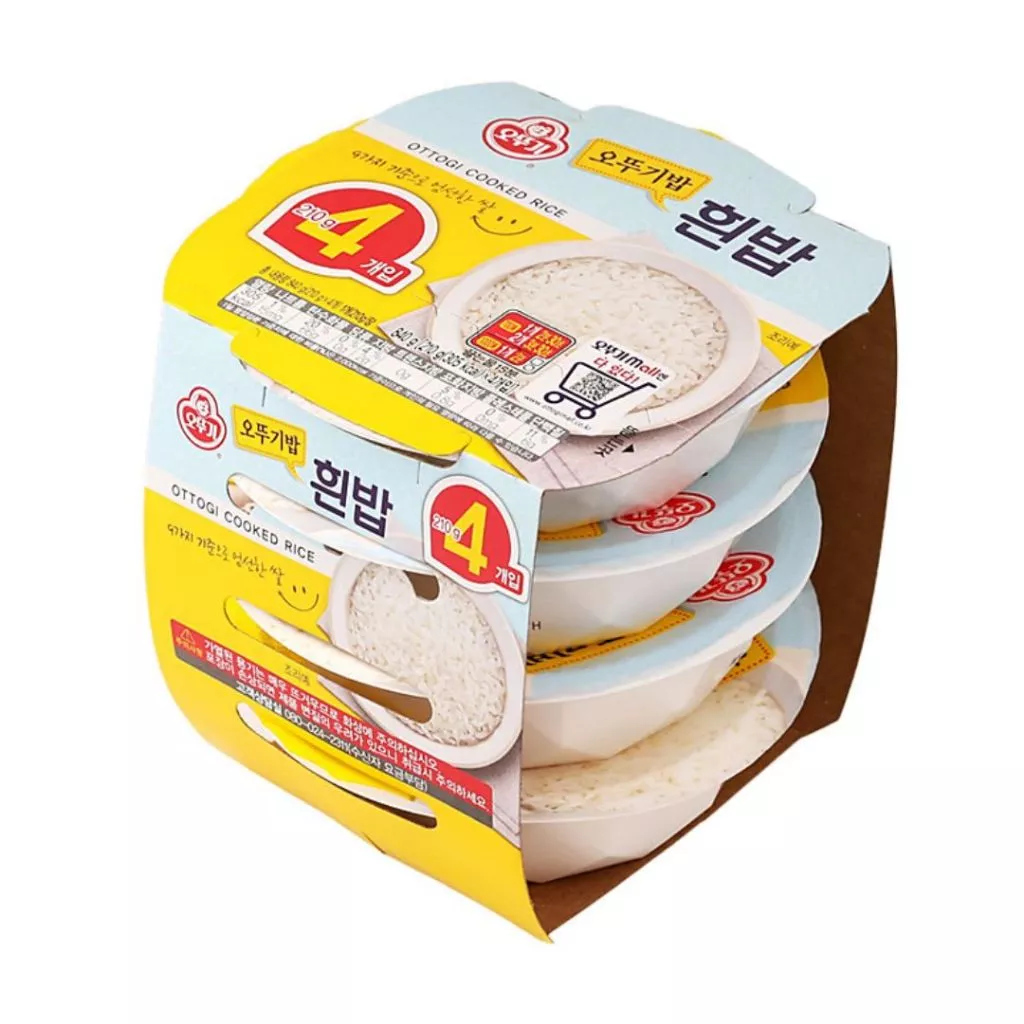 [Ottogi] Instant Cooked Rice 210g 오뚜기 흰밥 – Koryo Mart (K-Market) Singapore