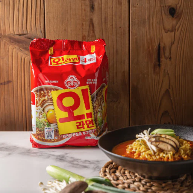 [Ottogi] Oh! Ramen 125g x 4P 오뚜기 오라면 – Koryo Mart (K-Market) Singapore