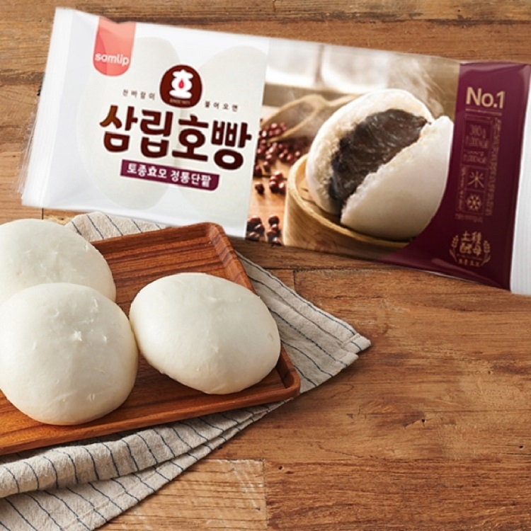 (Samlip] Sweet Red Bean Bun Hopang (85gx3) 255g 삼립 단팥 호빵 – Koryo Mart ...