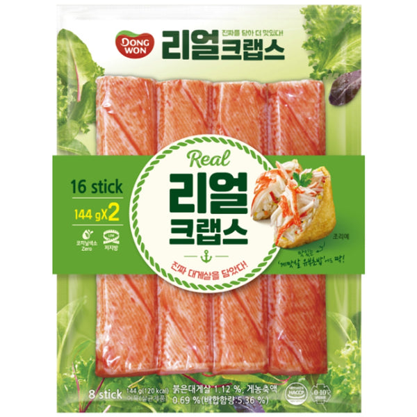 [Dongwon] Real Krabs 144g x 2 리얼 크랩스 레드 – Koryo Mart (K-Market) Singapore