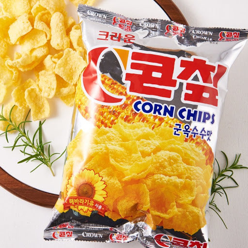 [Crown] Corn Chip 70g 콘칩 – Koryo Mart (K-Market) Singapore