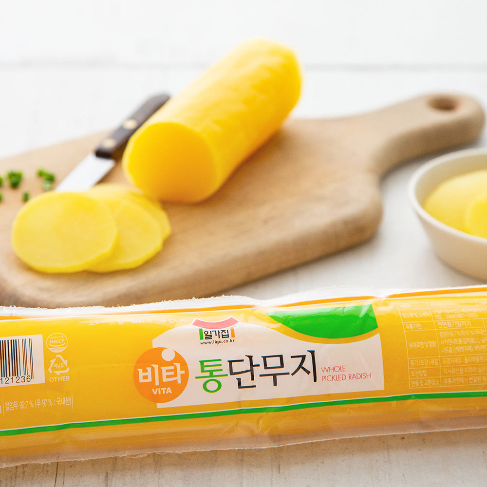 [Ilgajib] Pickled Radish (Whole) 500g 일가집 통단무지 – Koryo Mart (K-Market ...