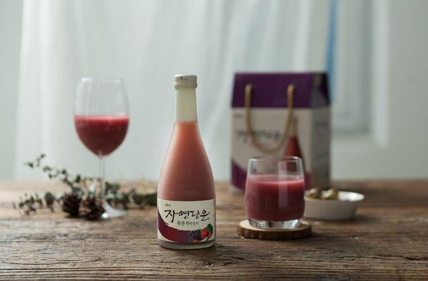 [Kooksoondang] Raspberry Rice Wine 360ml 자연담은복분자막걸리 – Koryo Mart (K ...