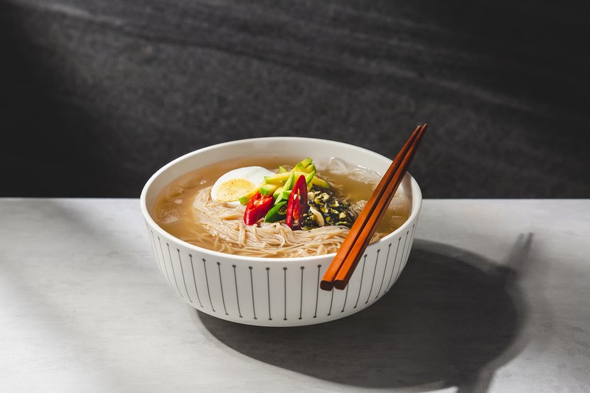 [Nongshim] Doongji Cold Noodle Chilled Broth 161g x 4p 농심 둥지 물냉면 – Koryo Mart (K-Market) Singapore