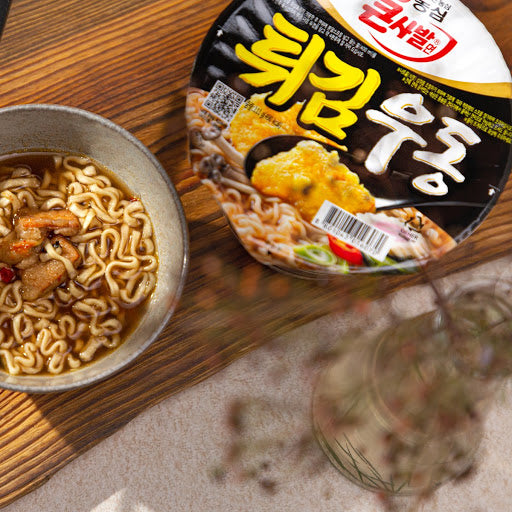 [Nongshim] Tempura Udon Cup 111g 튀김우동큰사발 – Koryo Mart (K-Market) Singapore