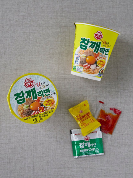 [Ottogi] Sesame Ramen cup 65g 참깨라면 컵 – Koryo Mart (K-Market) Singapore